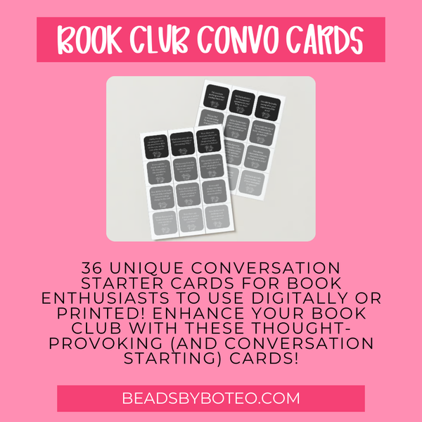 Digital - Book Club Discussion Cards – Beads by Boteo
