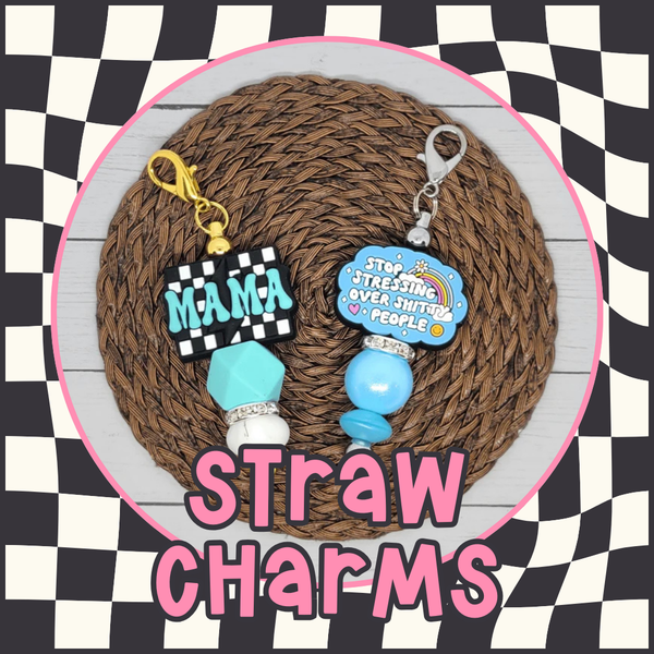Straw Charms + Mini Keychains – Beads by Boteo