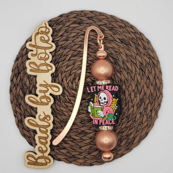 Mini Bookmarks - Let Me Read in Peace – Beads by Boteo