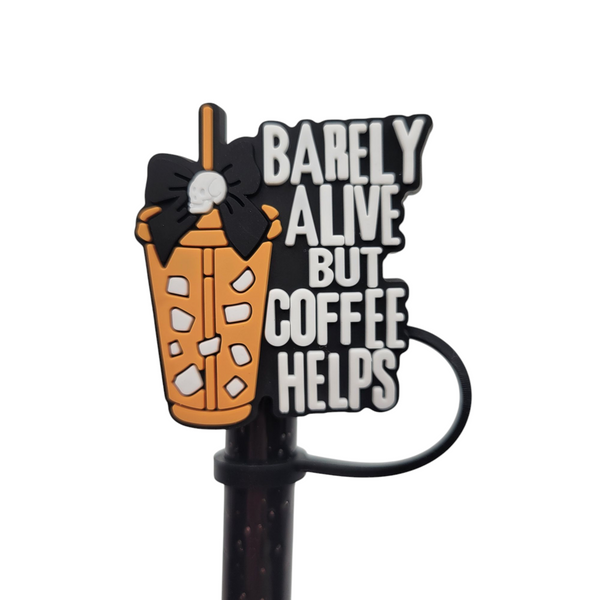 Straw Toppers - Coffee Helps – Beads by Boteo